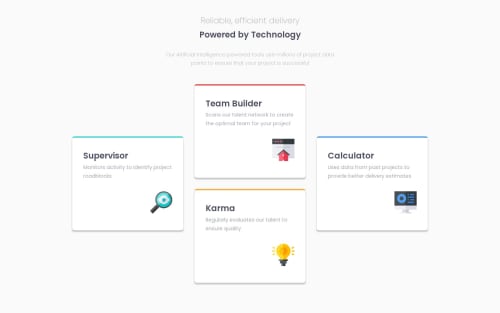 Frontend Mentor | Responsive Feature Cards coding challenge solution