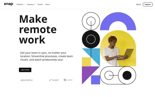 Frontend Mentor | Responsive hero section coding challenge solution
