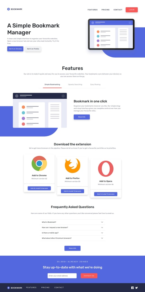 Frontend Mentor | React, Bootstrap 5 coding challenge solution