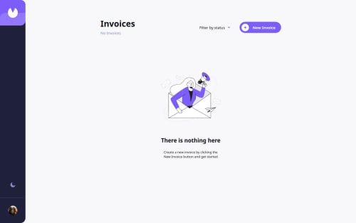 Invoice app created using React coding challenge solution