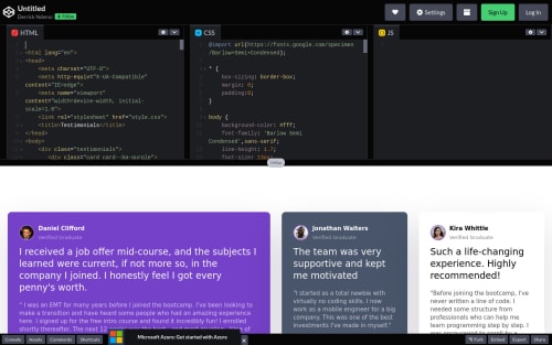 Frontend Mentor | Responsive Tribute page coding challenge solution