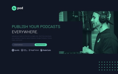 Frontend Mentor | Pod Request Access Landing Page (Vanillia CSS) coding challenge solution