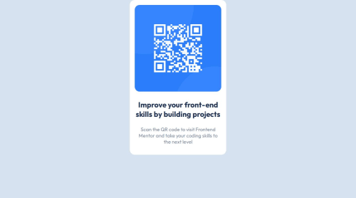Frontend Mentor | Responsive QRCode Component coding challenge solution