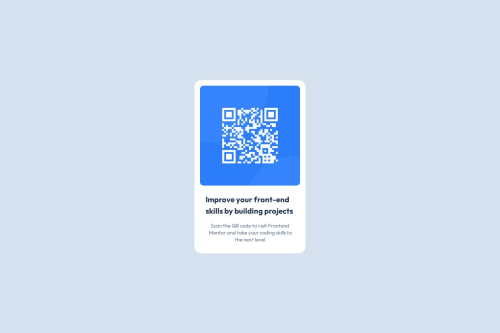 Frontend Mentor | QR Component with Vue 3 and Tailwind CSS coding challenge solution