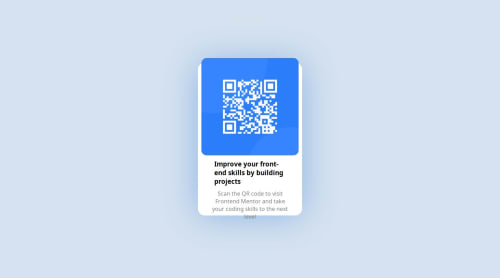 Frontend Mentor | Responsive QR page using HTML and CSS coding challenge solution
