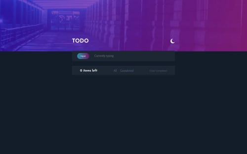 Frontend Mentor | Todo app Using ReactJS coding challenge solution