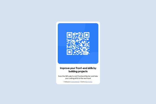 QR code component coding challenge solution