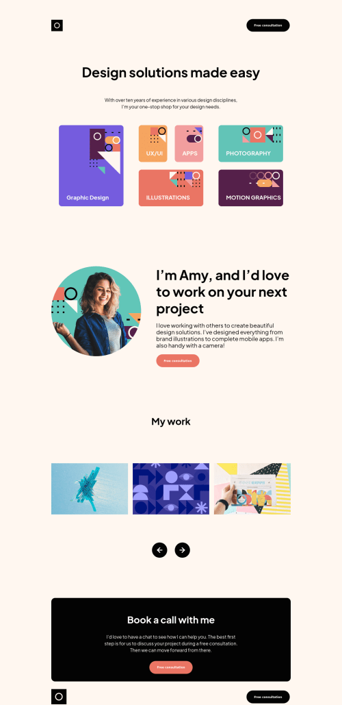Frontend Mentor | Single Page Design Portfolio (Angular) coding challenge solution