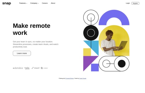 Frontend Mentor Intro Section With Dropdown Navigation Using Html Css And Javascript Coding