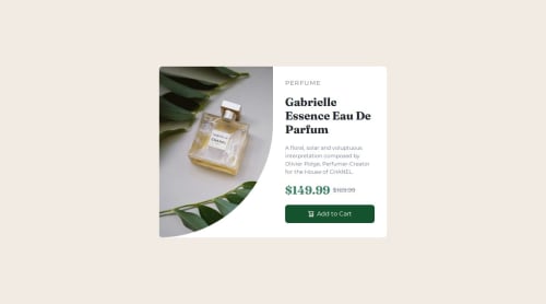 product-preview-card-component coding challenge solution | Frontend Mentor