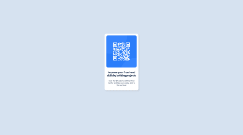 Frontend Mentor | QR code challenge using basic HTML and CSS coding challenge solution