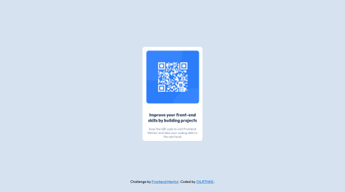 Frontend Mentor | Building the Qr-code component using HTML CSS ...