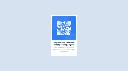 Frontend Mentor Qrcode Coding Challenge Solution