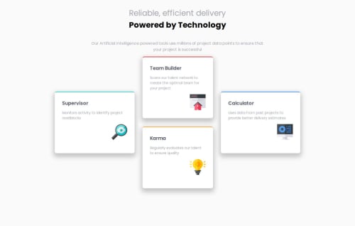 Frontend Mentor | CSS Grid - four cards coding challenge solution Frontend Mentor | CSS Grid - four cards coding challenge solution