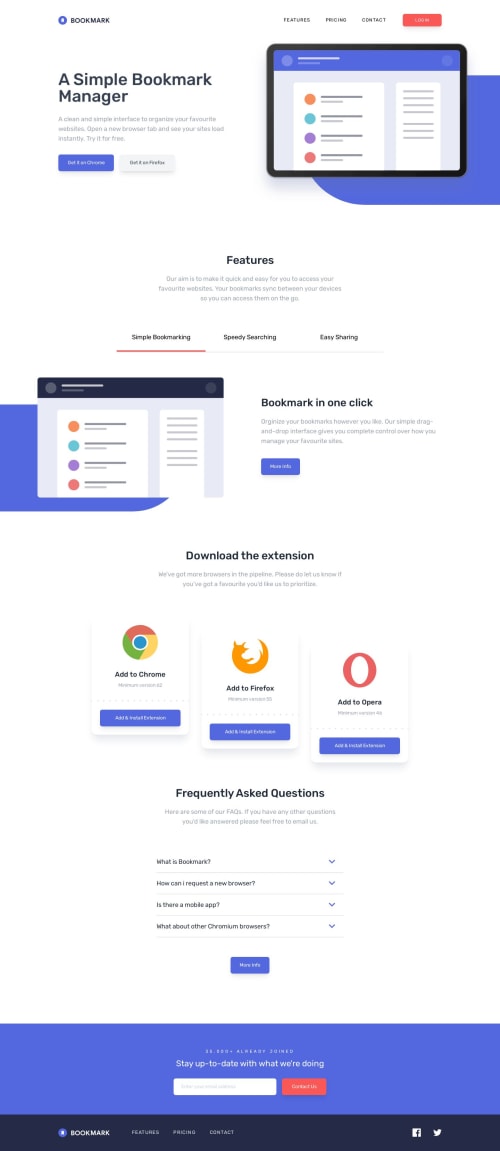 Frontend Mentor | Bookmark landing page using Vue.js, Tailwind coding ... Frontend Mentor | Bookmark landing page using Vue.js, Tailwind coding ...