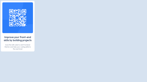 Frontend Mentor | QR scanner using html css coding challenge solution