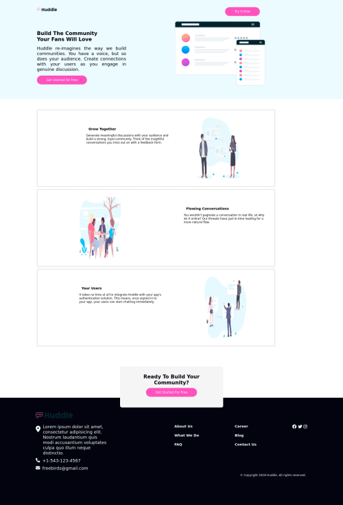 Frontend Mentor | Responsive landing page using CSS coding challenge solution