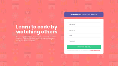 Frontend Mentor Intro Component With React And Tailwind Css Coding