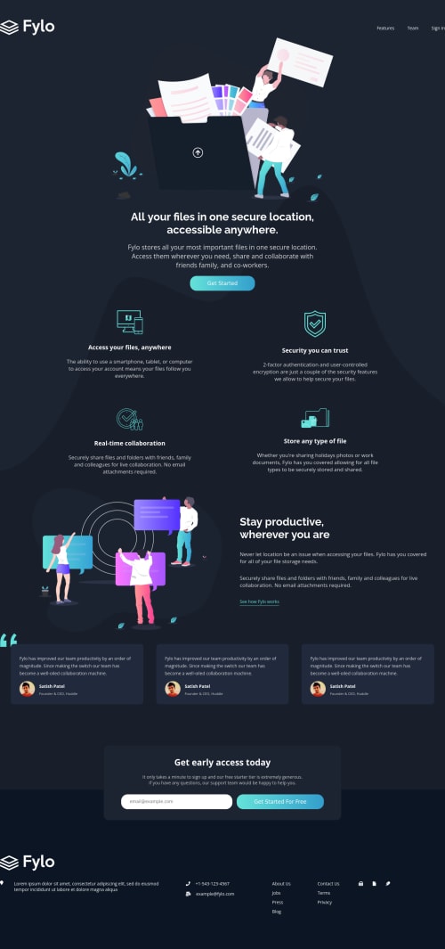 Frontend Mentor | HTML CSS FLEXBOX coding challenge solution