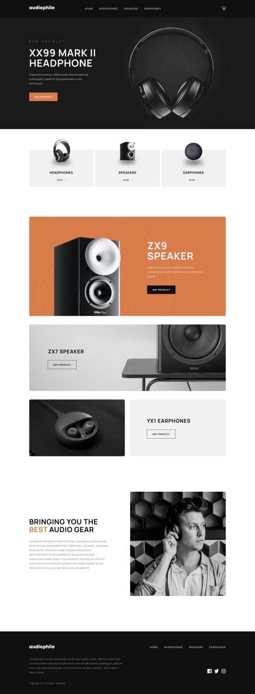 Frontend Mentor | Semantic HTML, CSS Flexbox, CSS Grid, JavaScript coding challenge solution