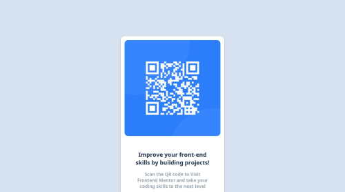 Frontend Mentor | QR CODE for Frontend Mentor Website coding challenge solution