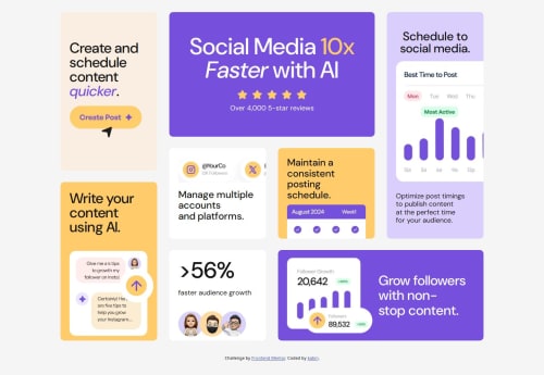 Frontend Mentor | Bento layout with CSS grid coding challenge solution