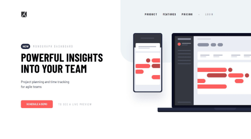 Frontend Mentor | Project tracking intro component built with HTML ...