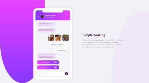 Frontend Mentor Chat Illustration App Coding Challenge Solution