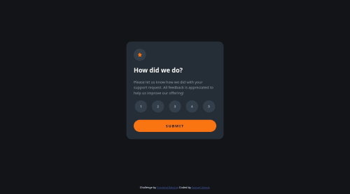 Frontend Mentor | Responsive Interactive Rating Component using Grid and Flex coding challenge ...