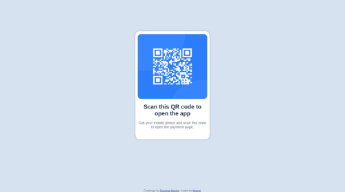 Frontend Mentor | QR code component using HTML and CSS coding challenge solution