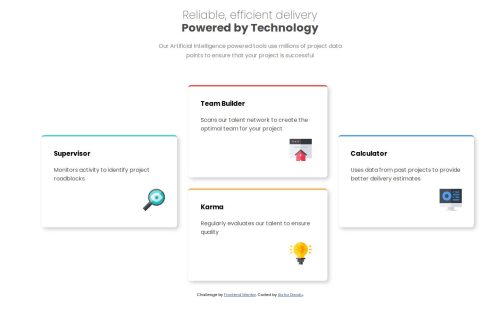 Frontend Mentor | Flexbox, HTML, CSS coding challenge solution Frontend Mentor | Flexbox, HTML, CSS coding challenge solution