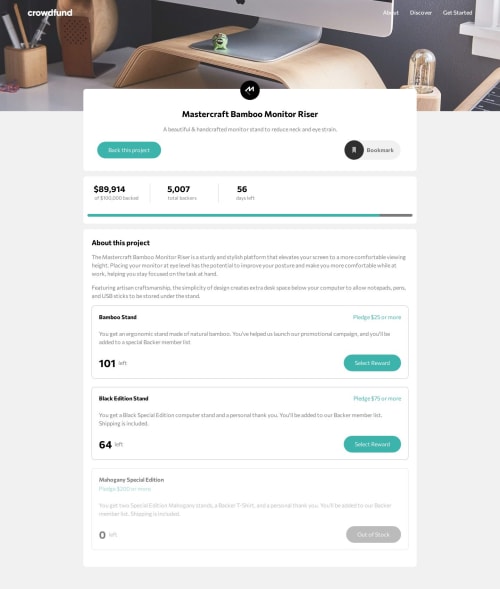 Frontend Mentor | Responsive page using React and Tailwind CSS coding challenge solution