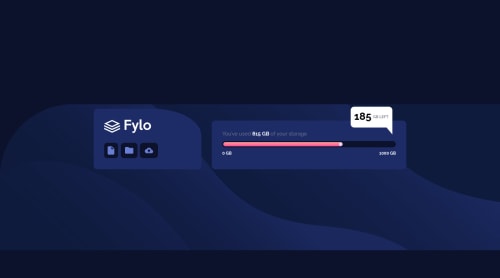 Frontend Mentor | Fylo data storage component coding challenge solution