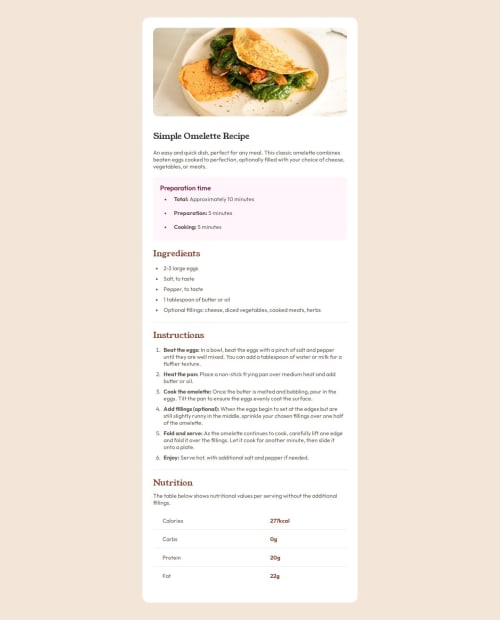 Mobile-first solution using basic CSS and HTML coding challenge solution | Frontend Mentor