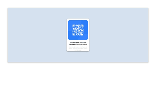 Frontend Mentor QR code landing page coding challenge solution