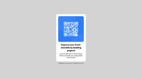 Frontend Mentor Qr Code Component Coding Challenge Solution