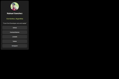 Frontend Mentor | Social profile coding challenge solution Frontend Mentor | Social profile coding challenge solution
