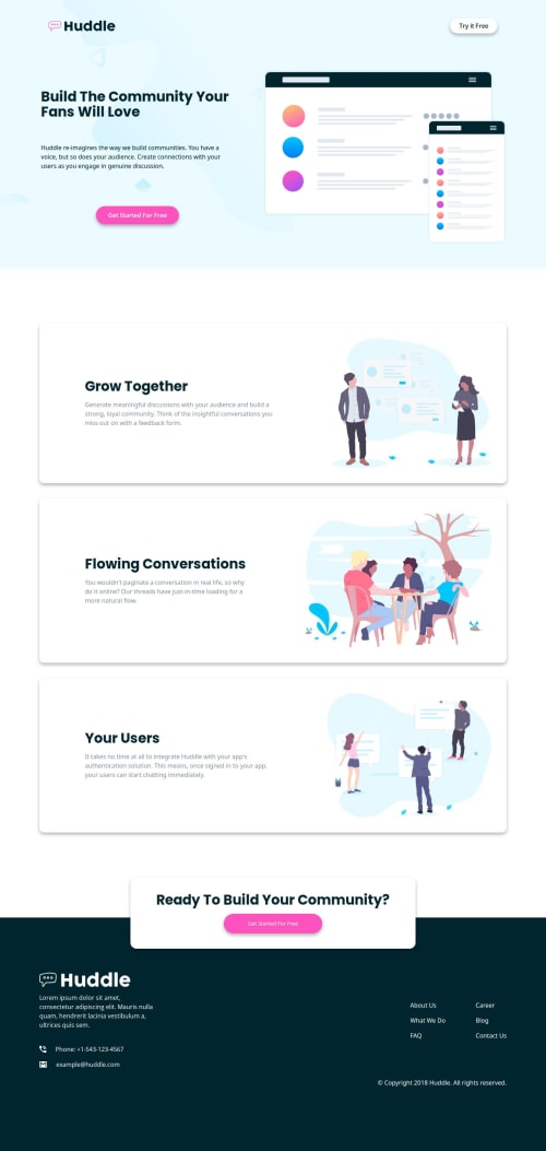 Frontend Mentor Tailwindcss Coding Challenge Solution