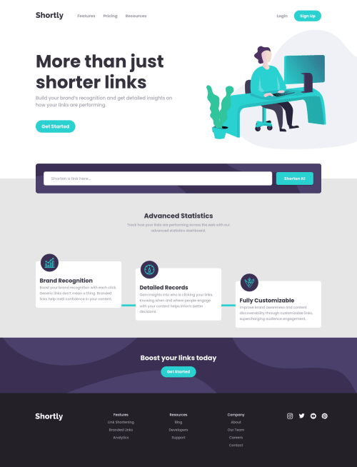 Frontend Mentor | responsive landing page with MUI 5 coding challenge solution
