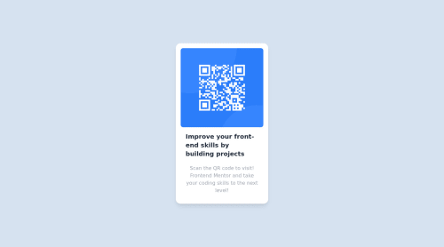 Frontend Mentor | responsive qr challenge using react with tailwind css coding challenge solution