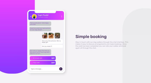 Frontend Mentor | Chat-App-CSS-illustration coding challenge solution