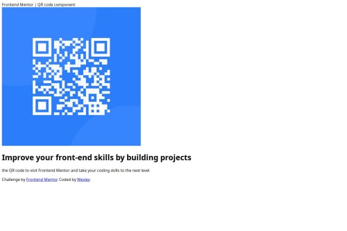 Frontend Mentor | QR Code Component Built using HTML and CSS Flexbox ... Frontend Mentor | QR Code Component Built using HTML and CSS Flexbox ...