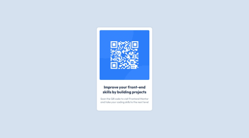 Responsive QR Scanner with CSS Grid coding challenge solution | Frontend Mentor