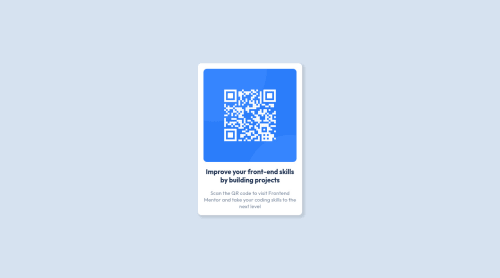 Frontend Mentor | QR code using HTML and CSS coding challenge solution