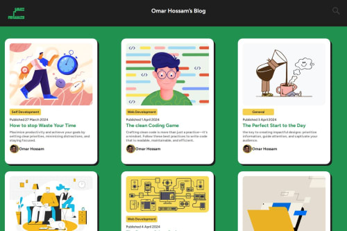 Responsive blog card with css grid coding challenge solution | Frontend ...