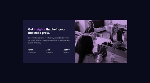 Frontend Mentor | stats-preview-card-component coding challenge solution