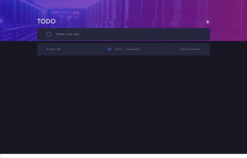 Frontend Mentor | Responsive Todo list App with dark and Light mode toggle react coding ...