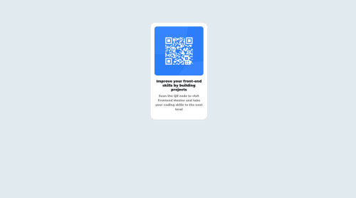Frontend Mentor | QR-code-component using html,css and bootstrap coding challenge solution