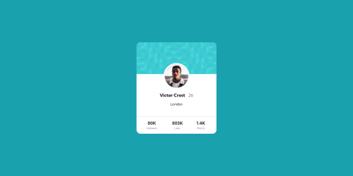 Profile card component made using react and tailwindcss coding ...