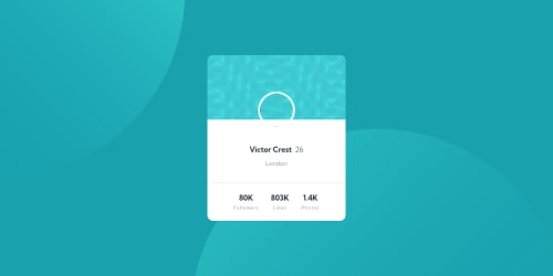 Frontend Mentor | profile card component using HTML and CSS coding ...
